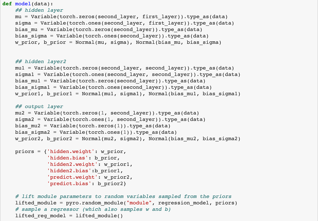 Multiple Layer Bayesian NN for Regression - Pyro Discussion Forum