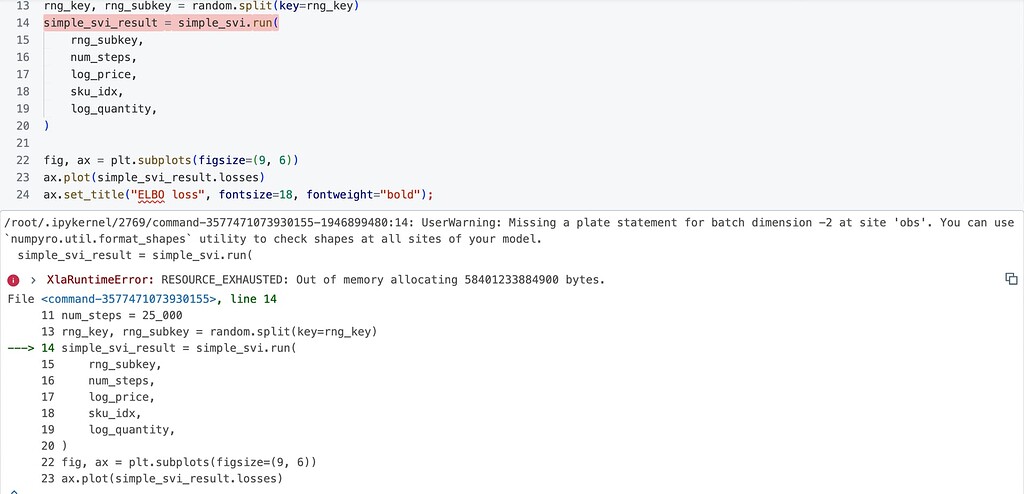 How to reduce the memory usage? - numpyro - Pyro Discussion Forum